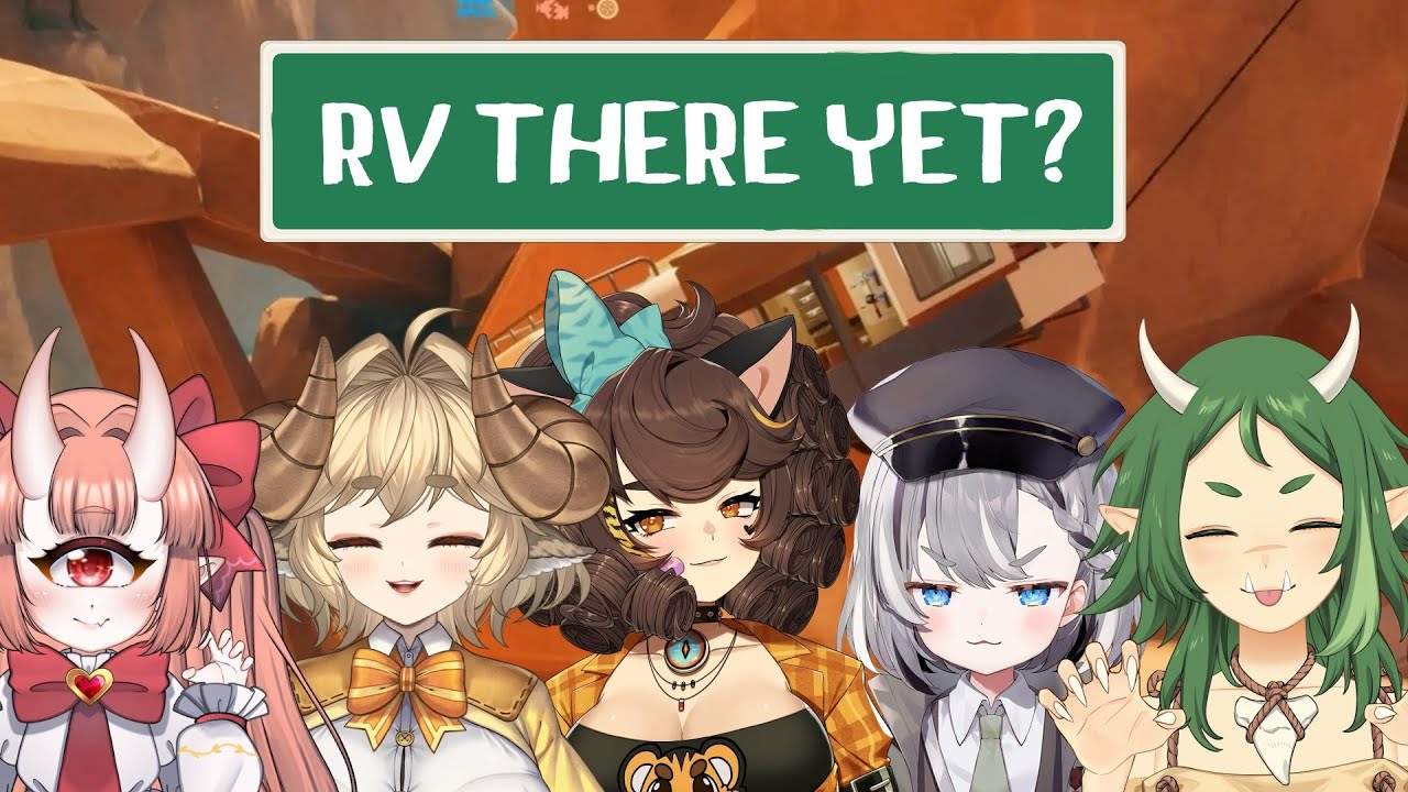 Vtuber 」Cute Girls Road Trip! || RV There Yet w/ Eira, Meat, Yoro ...