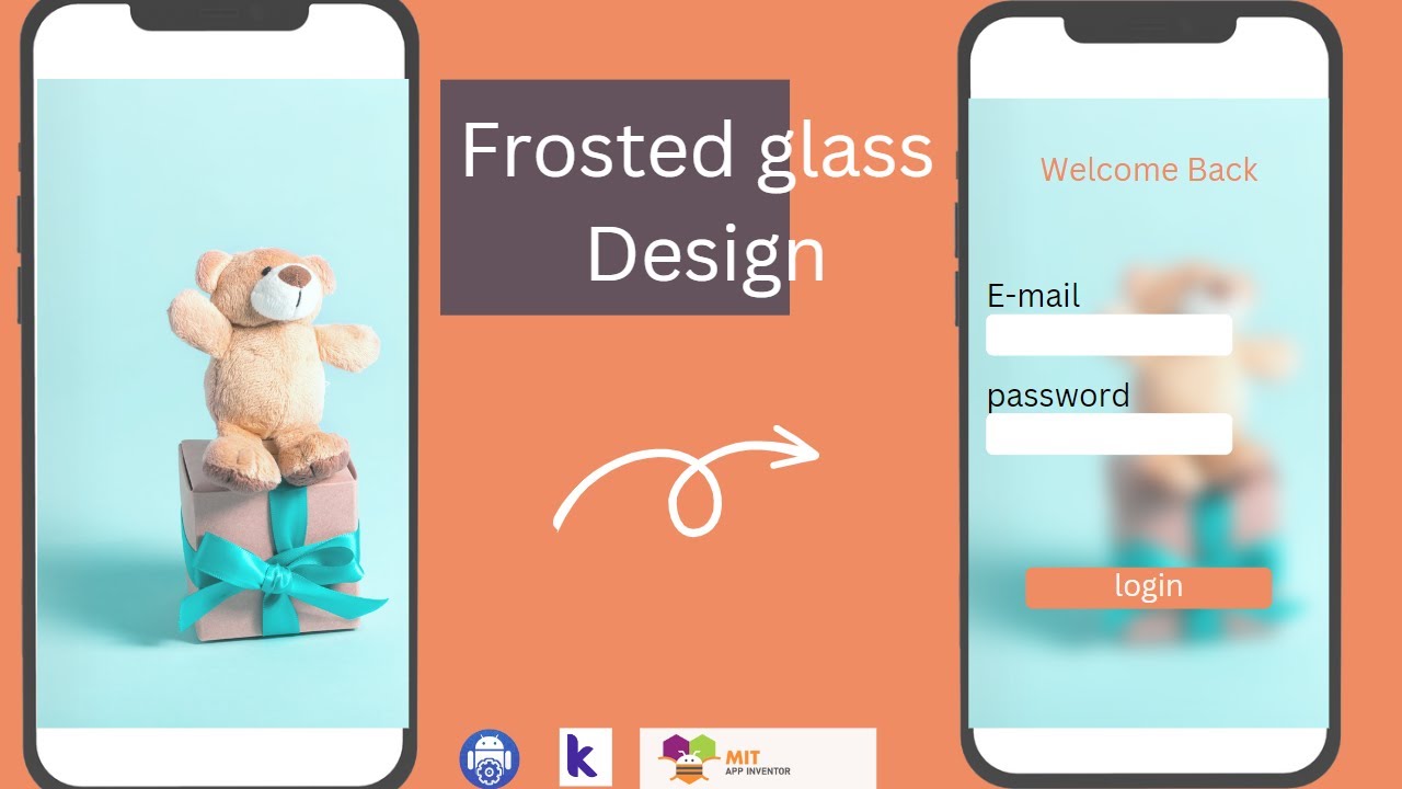 How to Create Frosted Glass design in your App with Android Builder ...