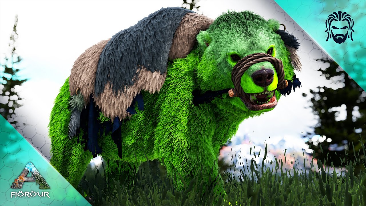 I Created The Most Beautiful Mutated Direbears! - ARK Fjordur [E19 ...