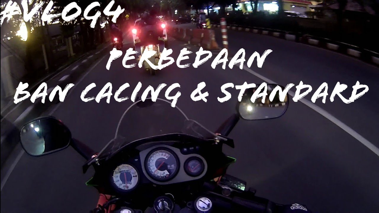 Perbedaan ban cacing dan ban standard || Kawasaki ninja 150RR - YouTube