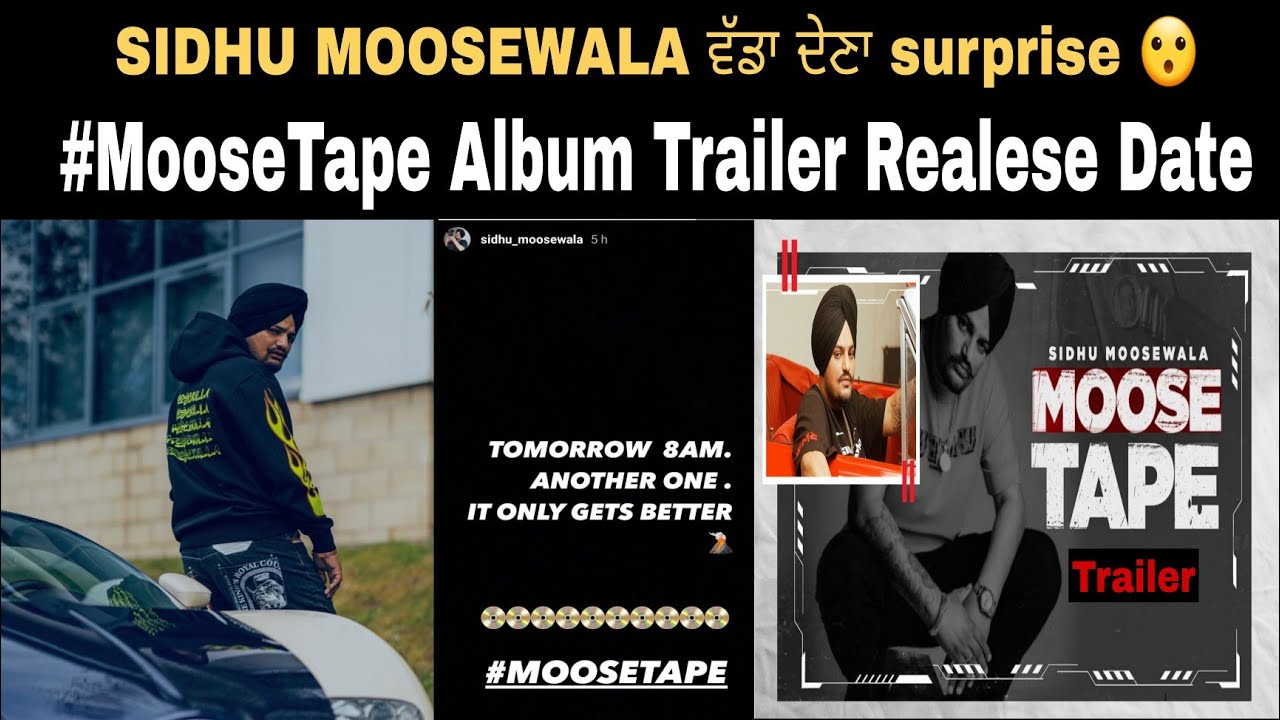 Moosetape 2021 (Official Trailer) Sidhu Moose Wala | Sukh Sanghera ...
