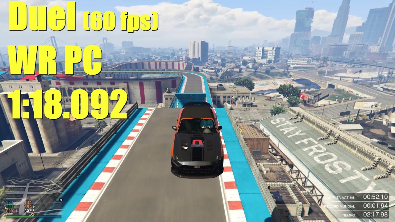 GTA - Duel (60 fps) - 1:18.092 - GT - WR PC - YouTube