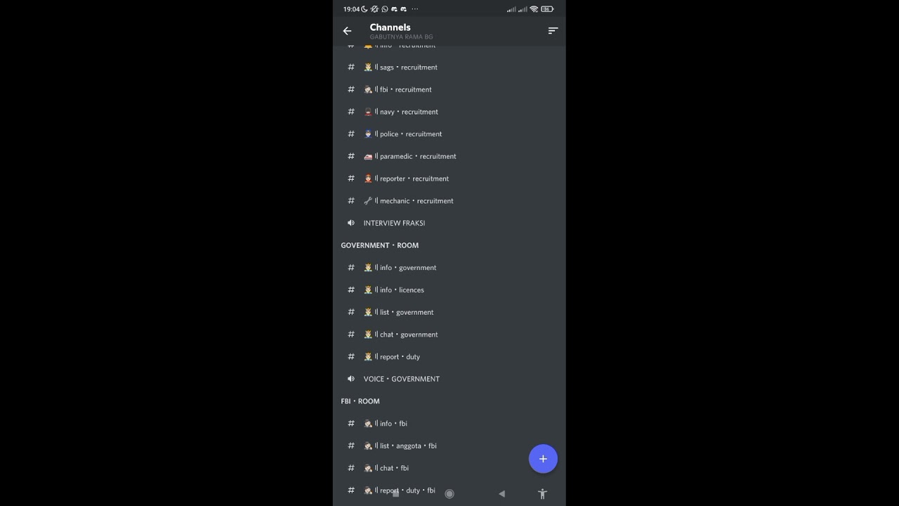 [SHARE] TEMPLATE DISCORD GTA SAMP || COCOK BUAT GM LRP - YouTube