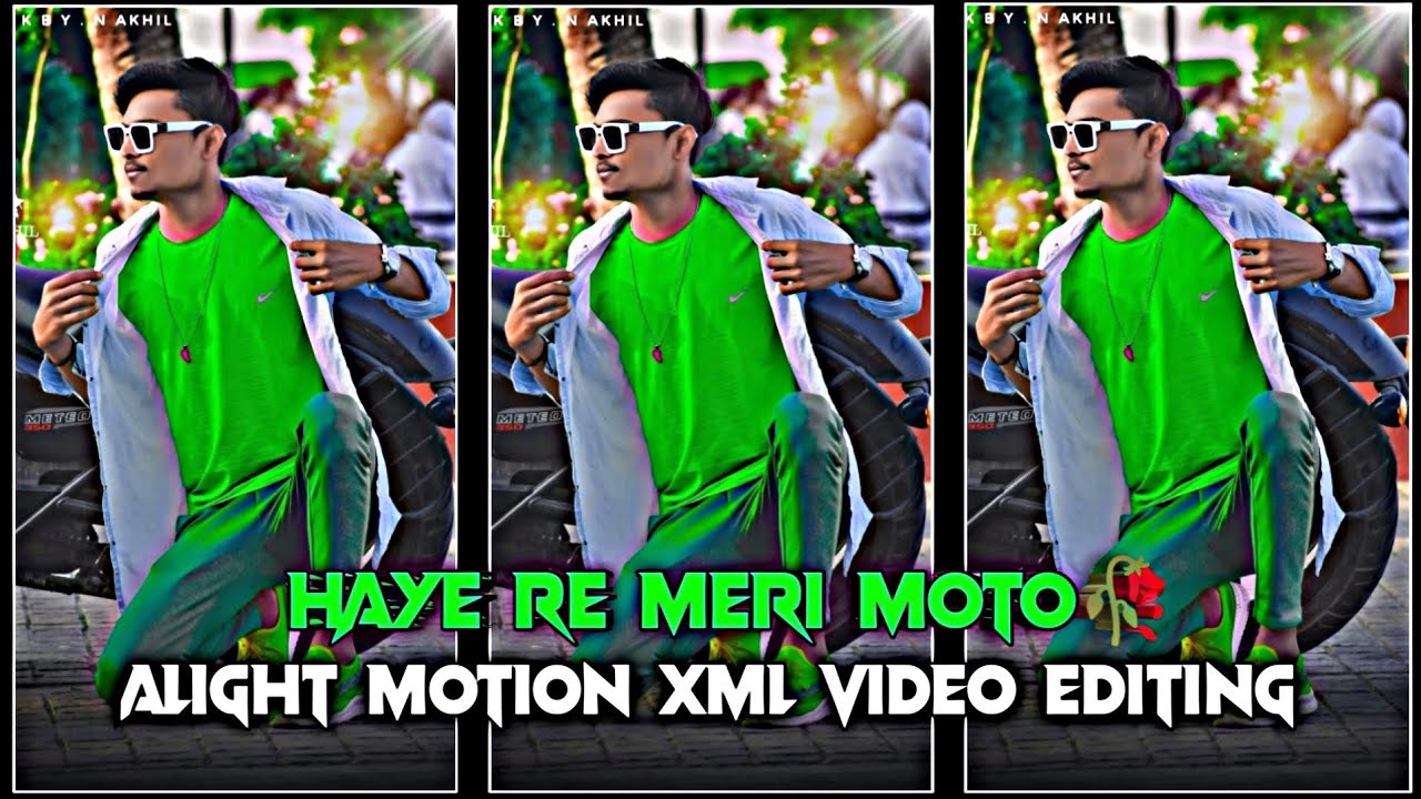 HAYE RE MERI MOTO | XML FILE | Alight motion XML video editing | Old Song Alight motion | Xml ...