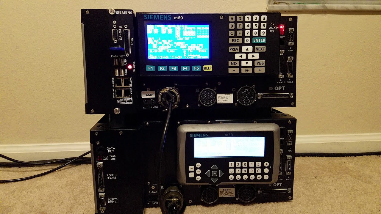 Siemens m50 and m60 traffic signal controllers - YouTube