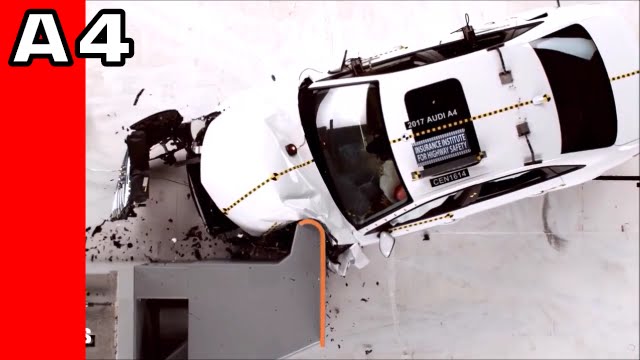 Audi A4 Crash Test 2017 vs 2012 vs 2002 - YouTube