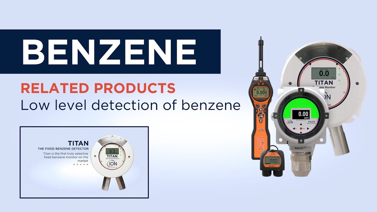 Benzene related products from ION Science - YouTube