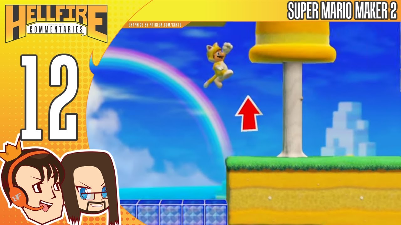 Super Mario Maker 2 (Story Mode) playthrough [Part 12: Airship Flight ...