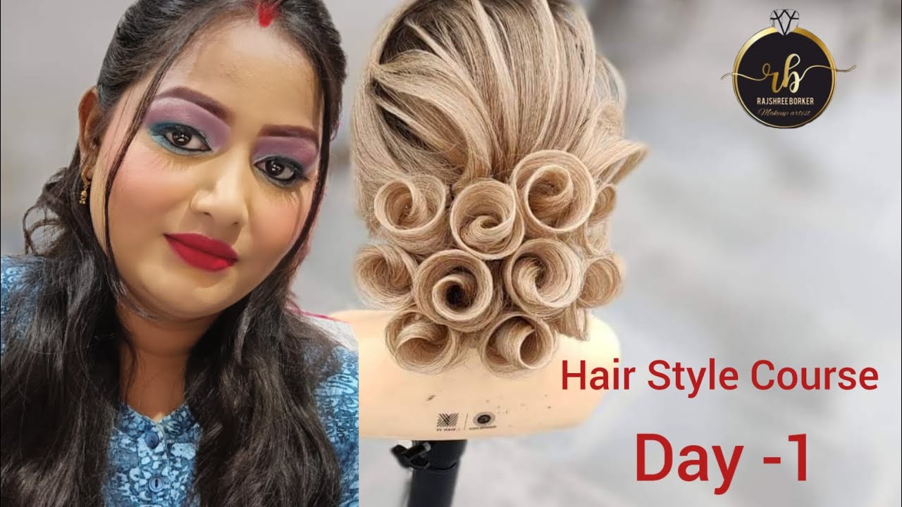 professional Hair Style Course Day -1 (Hair styling tools and products ...