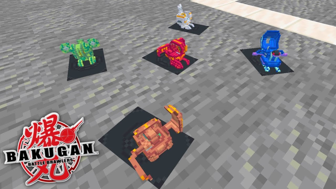 GOKIL BISA SPAWN BAKUGAN DI MINECRAFT | Addon Bakugan Battle Brawlers ...