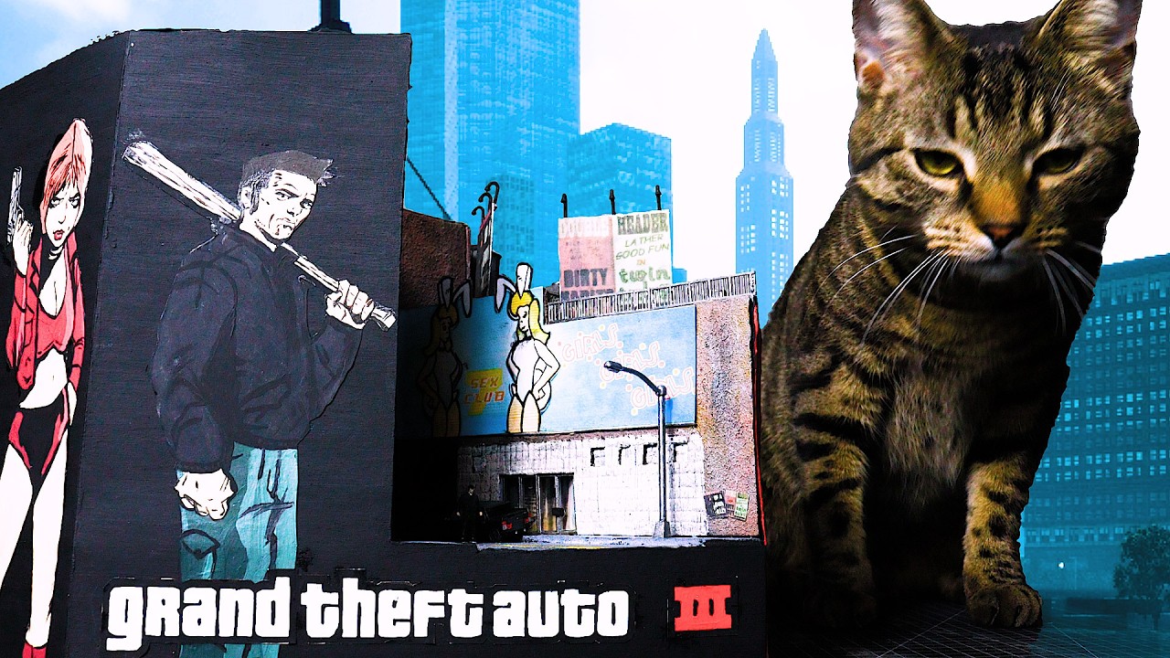 GTA 3 Red Light District | DIY Timelaps Diorama - YouTube