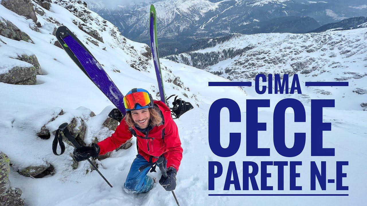 CIMA DI CECE - Scialpinismo in Lagorai - YouTube