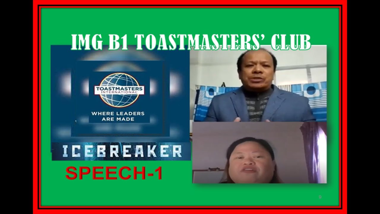 ICE BREAKER SPEECHES-PART 1 | HCR - YouTube