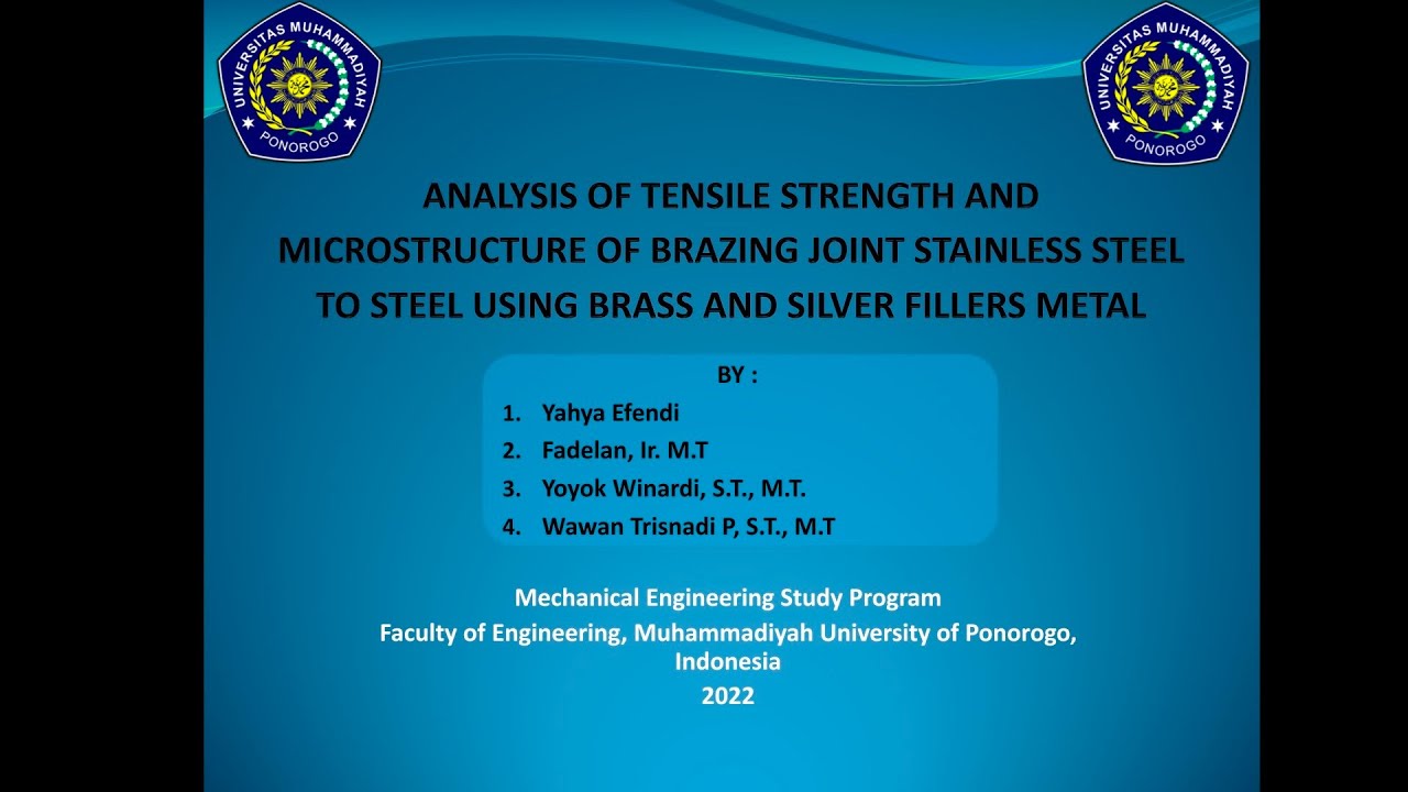 analysis of tensile strength and microstructure of brazing joint ...