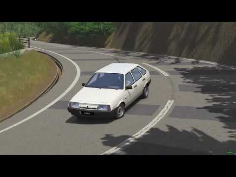 Lada 21099 on Sakanotsuji Touge