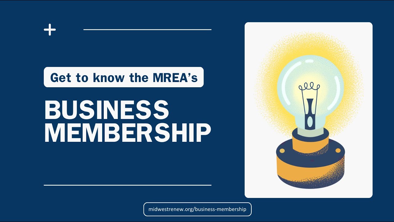 Get to know the MREA's Business Membership - YouTube