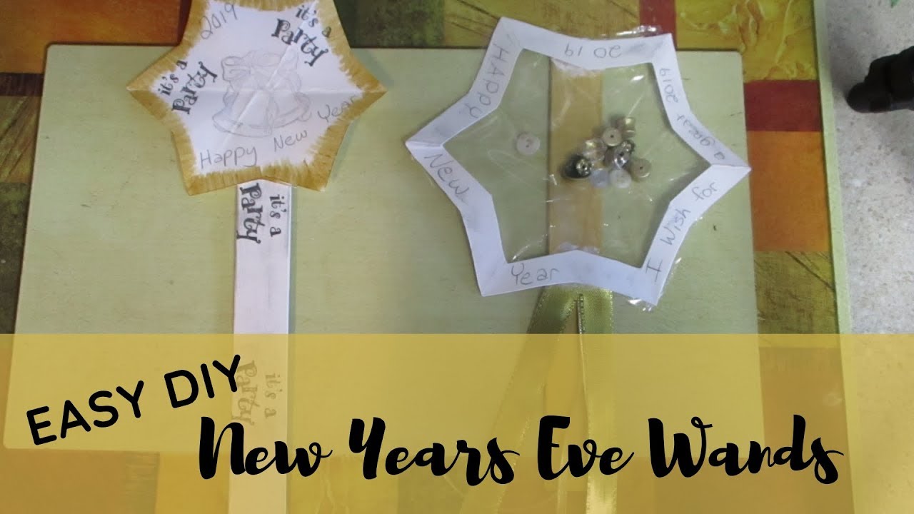 New Years Wands | For Kids | Easy DIY - YouTube