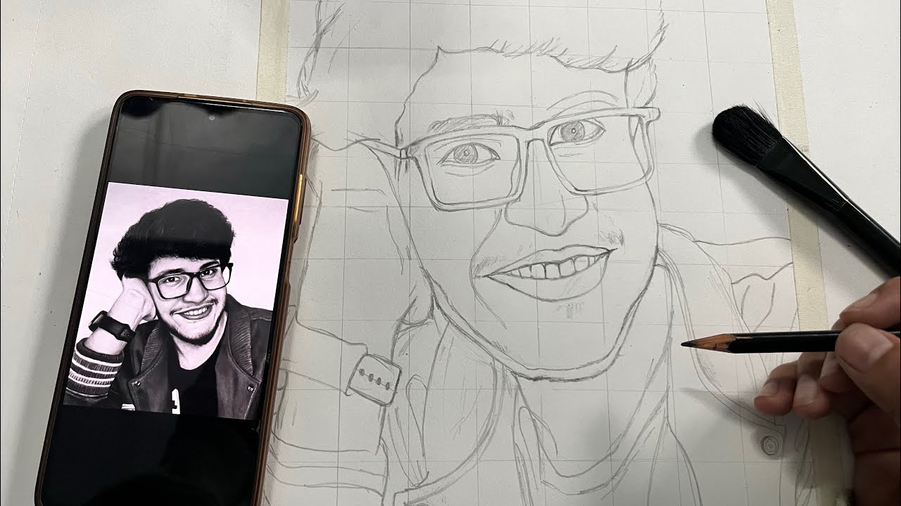 Drawing Triggered Insaan, (NISCHAY MALHAN)OUTLINE @triggeredinsaan ...