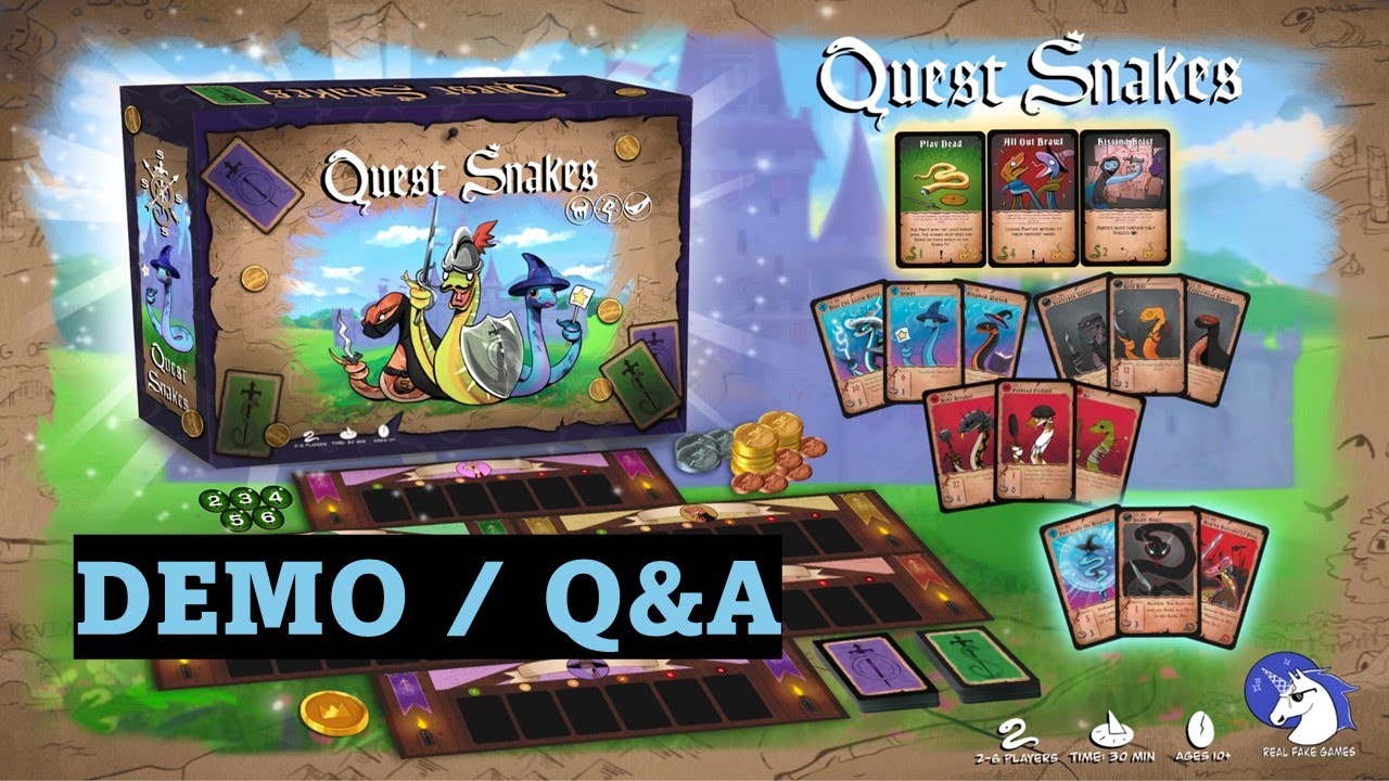 DGA Demos: Quest Snakes w/ Dick Durden (Kickstarter Preview w/ Q&A ...