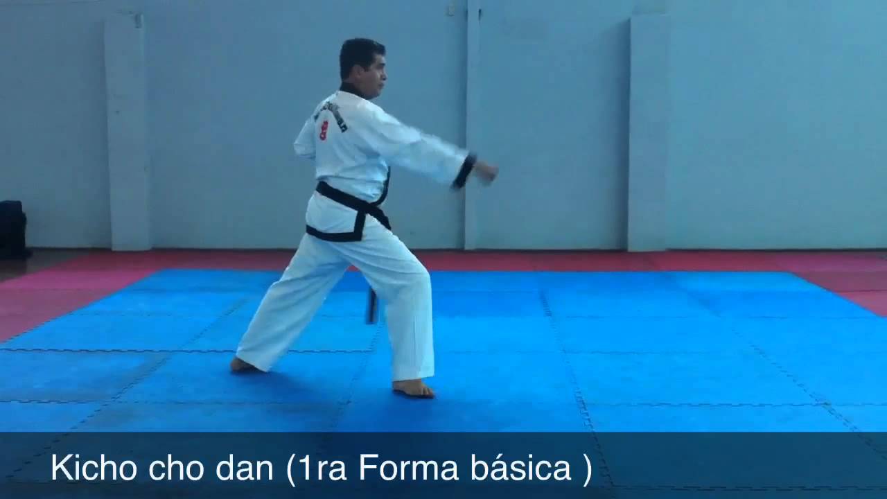 Kicho cho dan (primera forma básica) Tae Kwon Do - YouTube