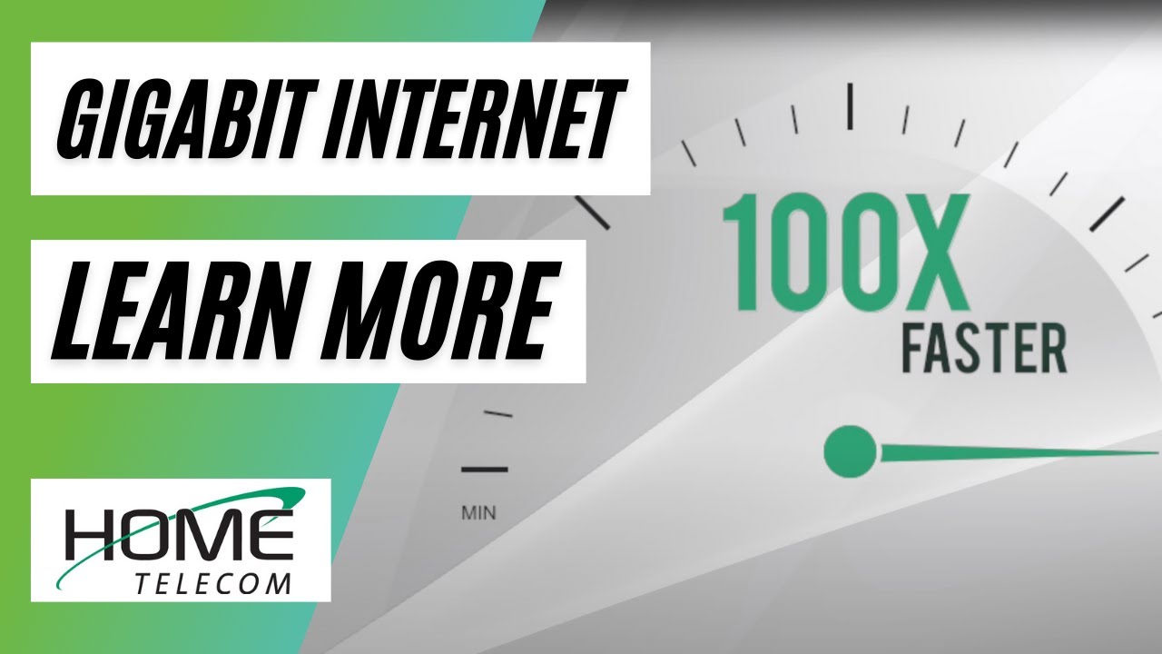 Home Telecom Gigabit Internet - YouTube