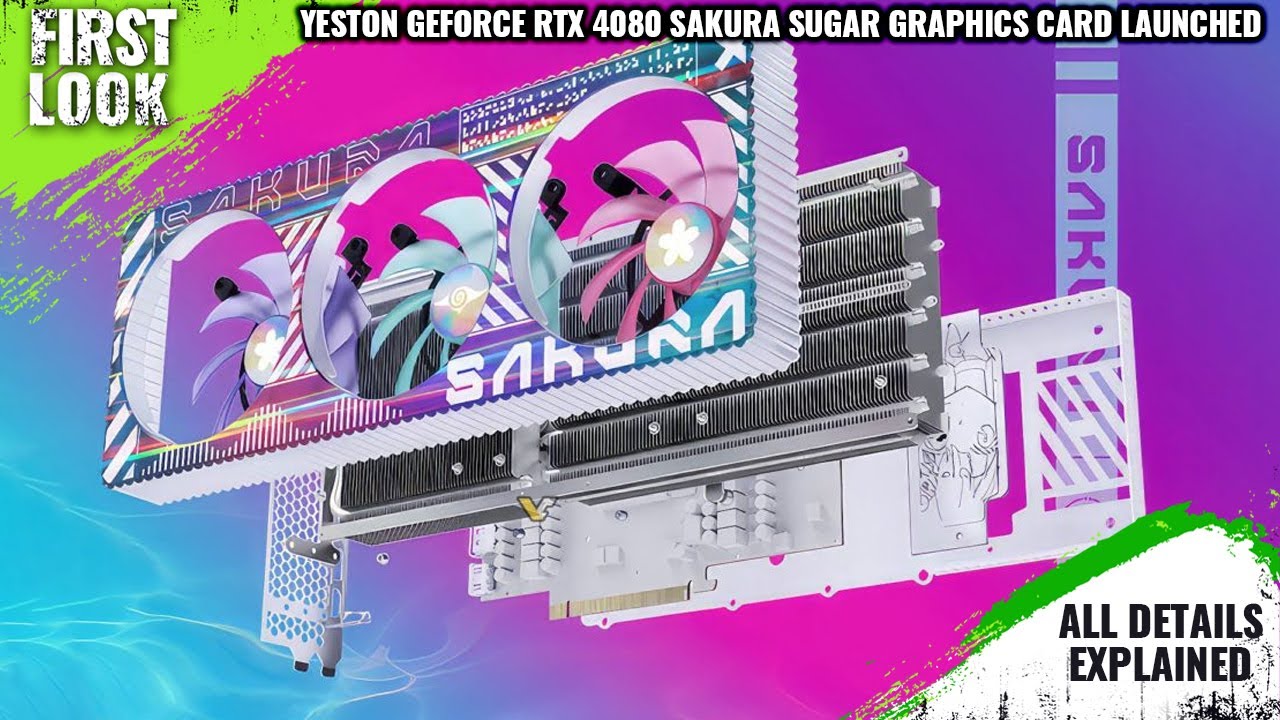 Yeston GeForce RTX 4080 Sakura Sugar Anime-inspired Graphics Card ...