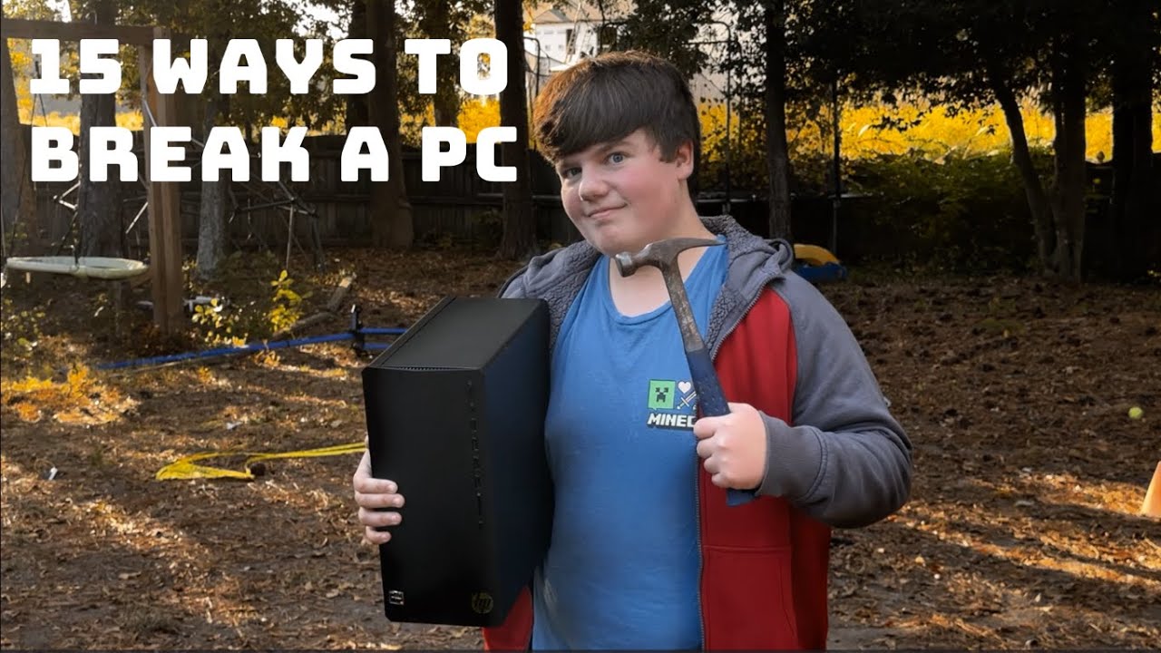 15 WAYS TO BREAK A PC - YouTube