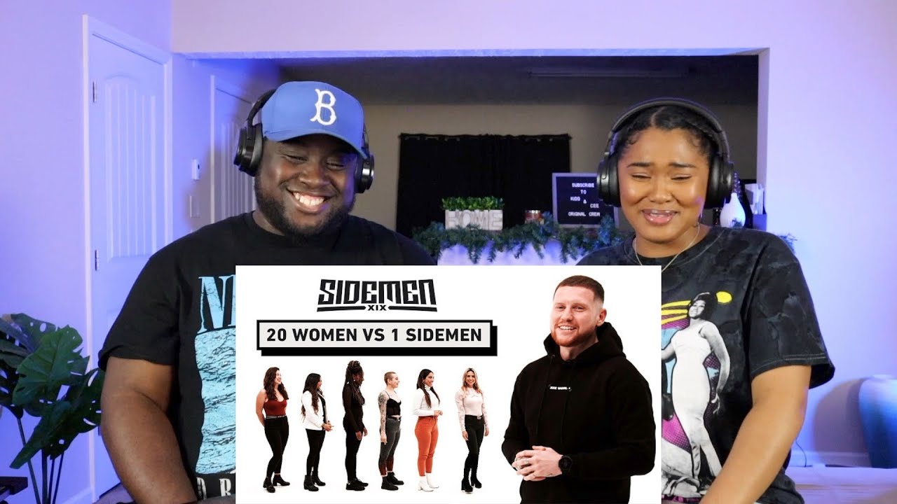 Kidd and Cee Reacts To 20 WOMEN VS 1 SIDEMEN: ETHAN EDITION - YouTube
