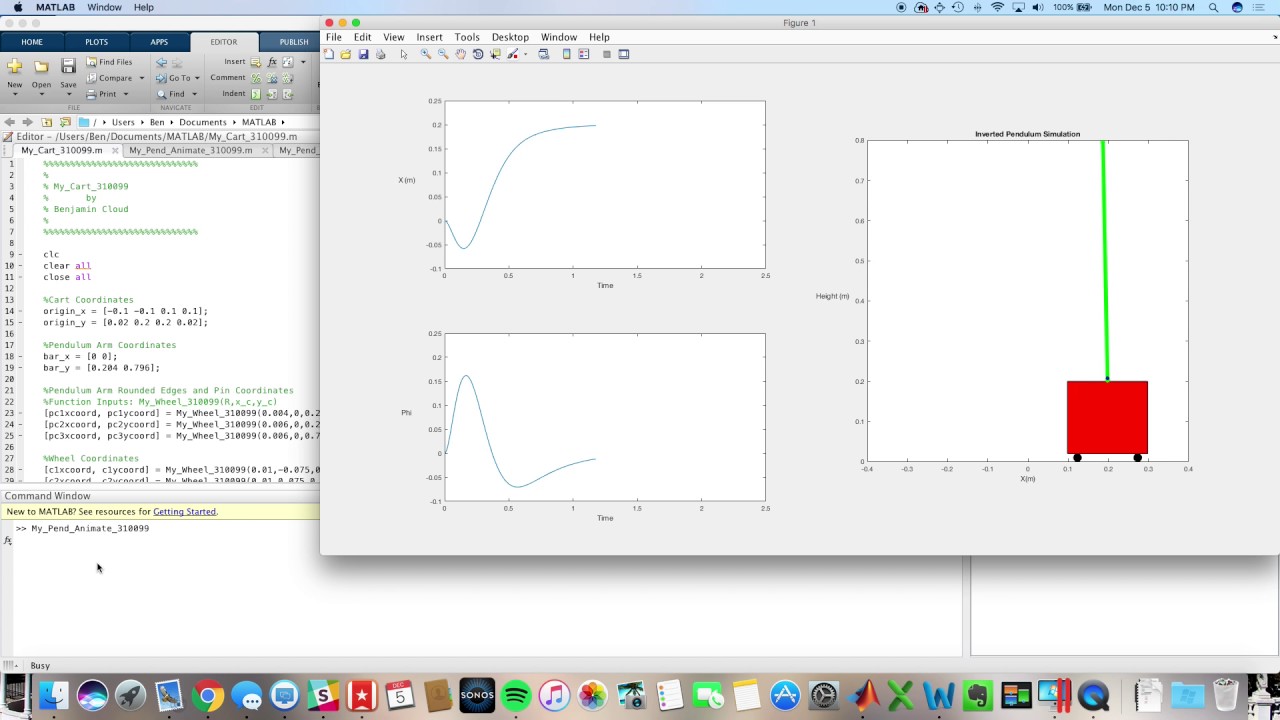 Inverted Pendulum Demonstration - YouTube