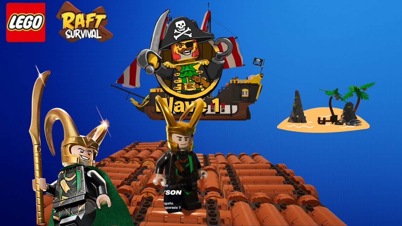 LEGO RAFT SURVIVAL– FORTNITE - YouTube