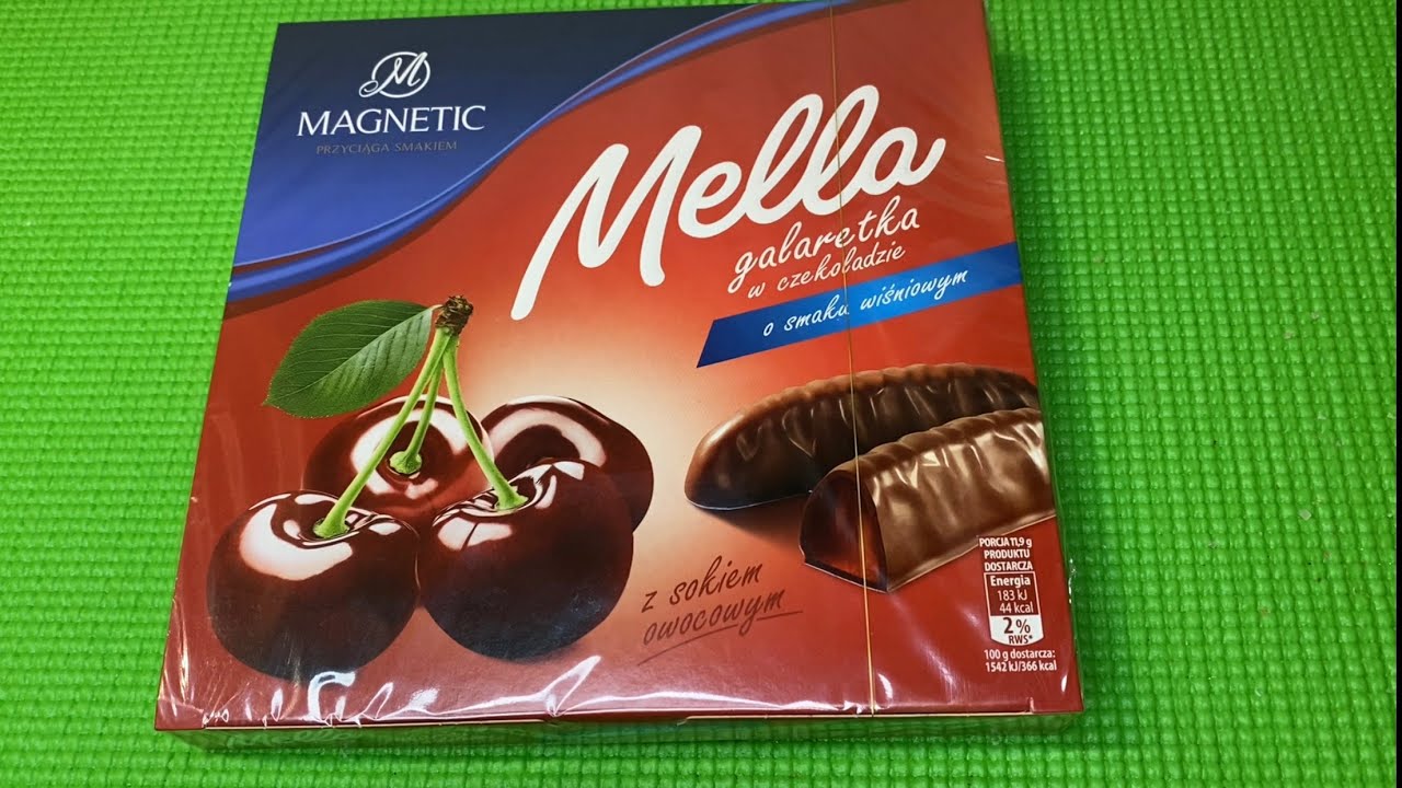 Magnetic Mella Chocolate Jelly Cherry Flavored with Pickled Juice ...