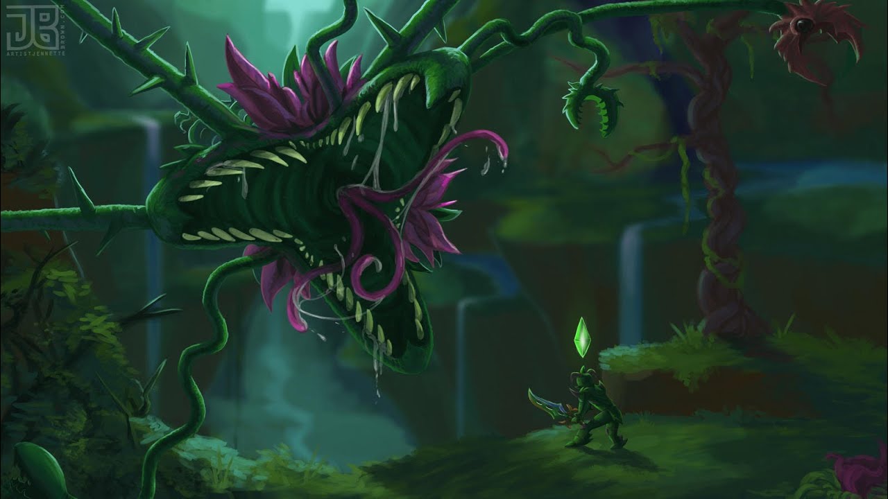 Plantera - Terraria Expert Mode Boss Fight - YouTube