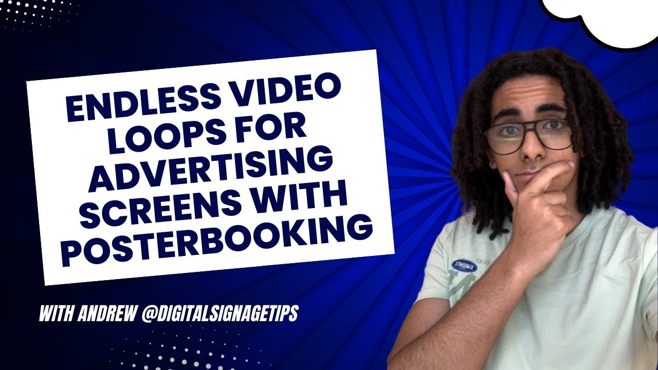 Endless Video Loops for Advertising Screens with PosterBooking - YouTube