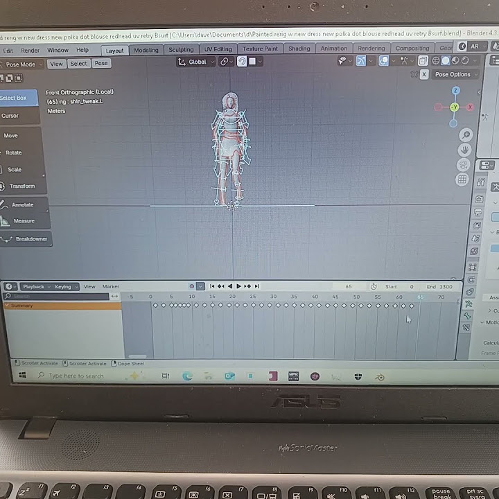 Blender Blunder Keyframe copy and paste leaves model wobbly - YouTube