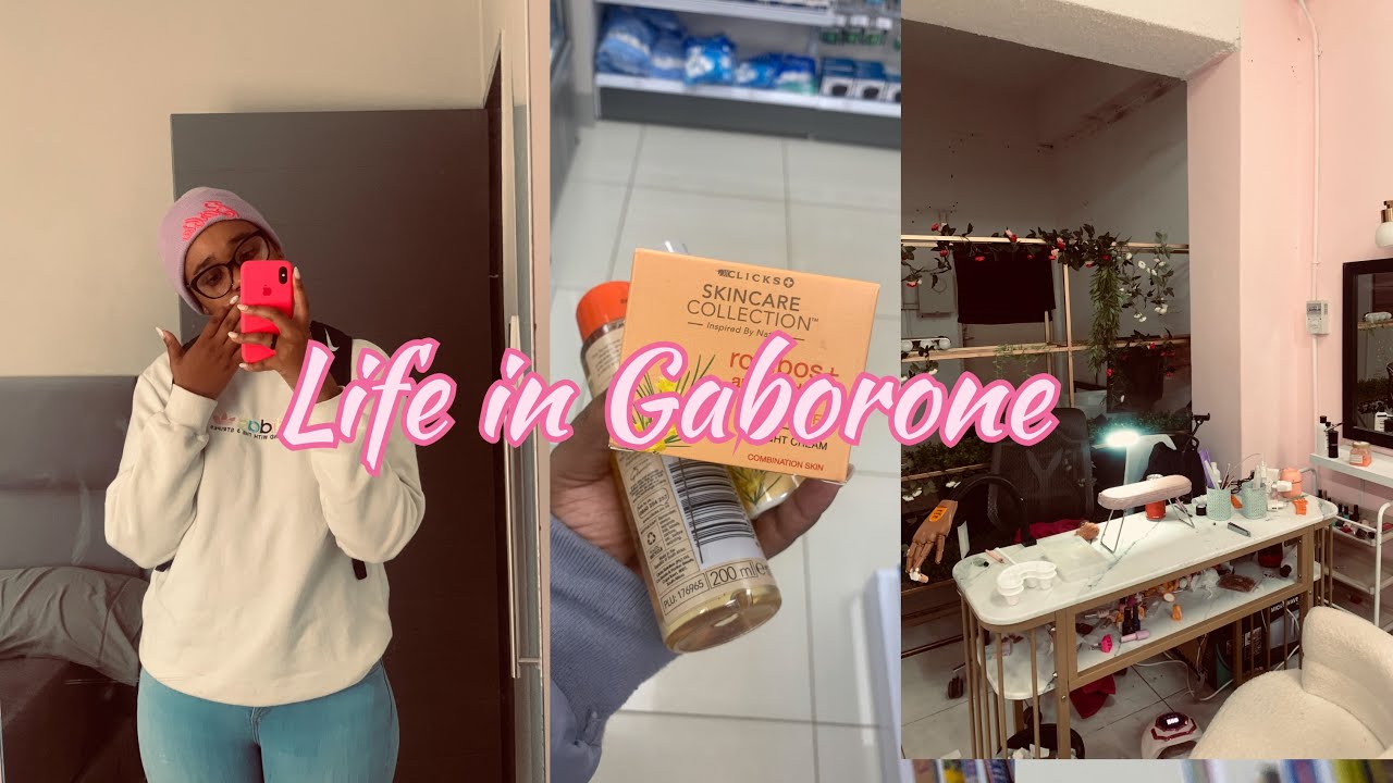 Life in Gaborone|morning skincare routine,collecting a package,belly fat tea,work,cook & many ...