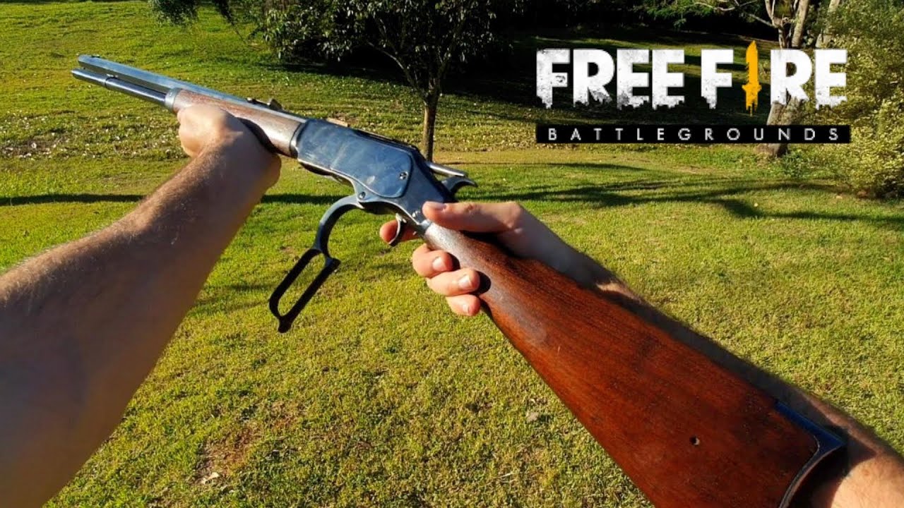 Testando a Winchester do Free Fire na Vida Real 🔥 - YouTube