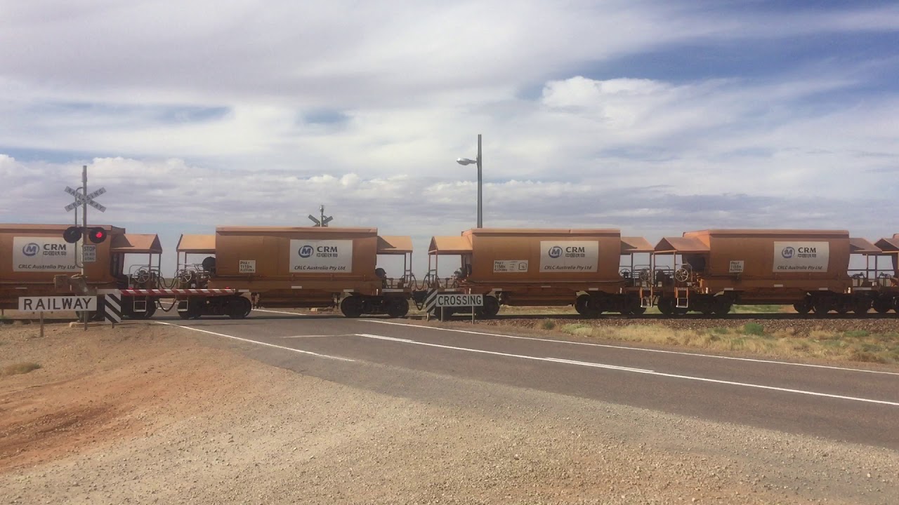 South Australia One Rail Ore train PULL/PUSH Loco Config Listed as 1800 M long, in ARTC Master ...