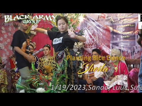BLACK ARMY @ Sanao [1/19/2023] || Planting Rice Dance || Sheila - YouTube