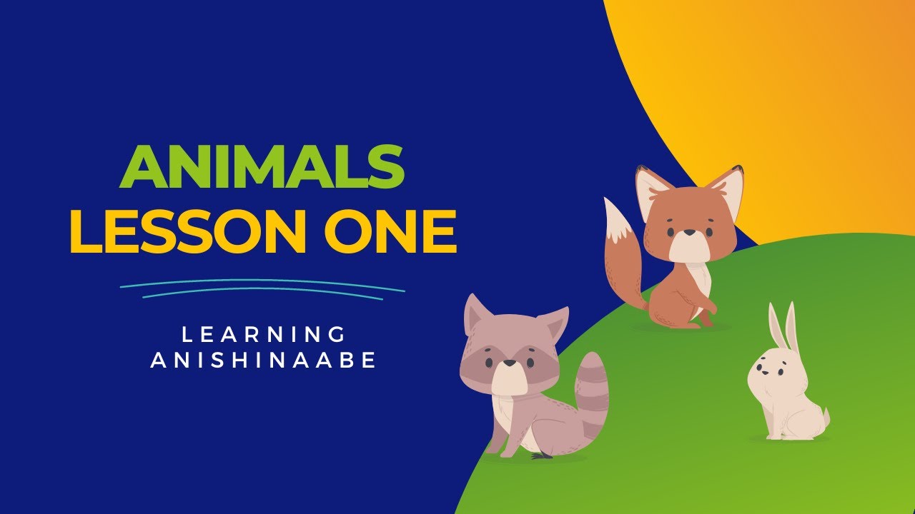 Learning Anishinaabe - Animals: Lesson One - YouTube