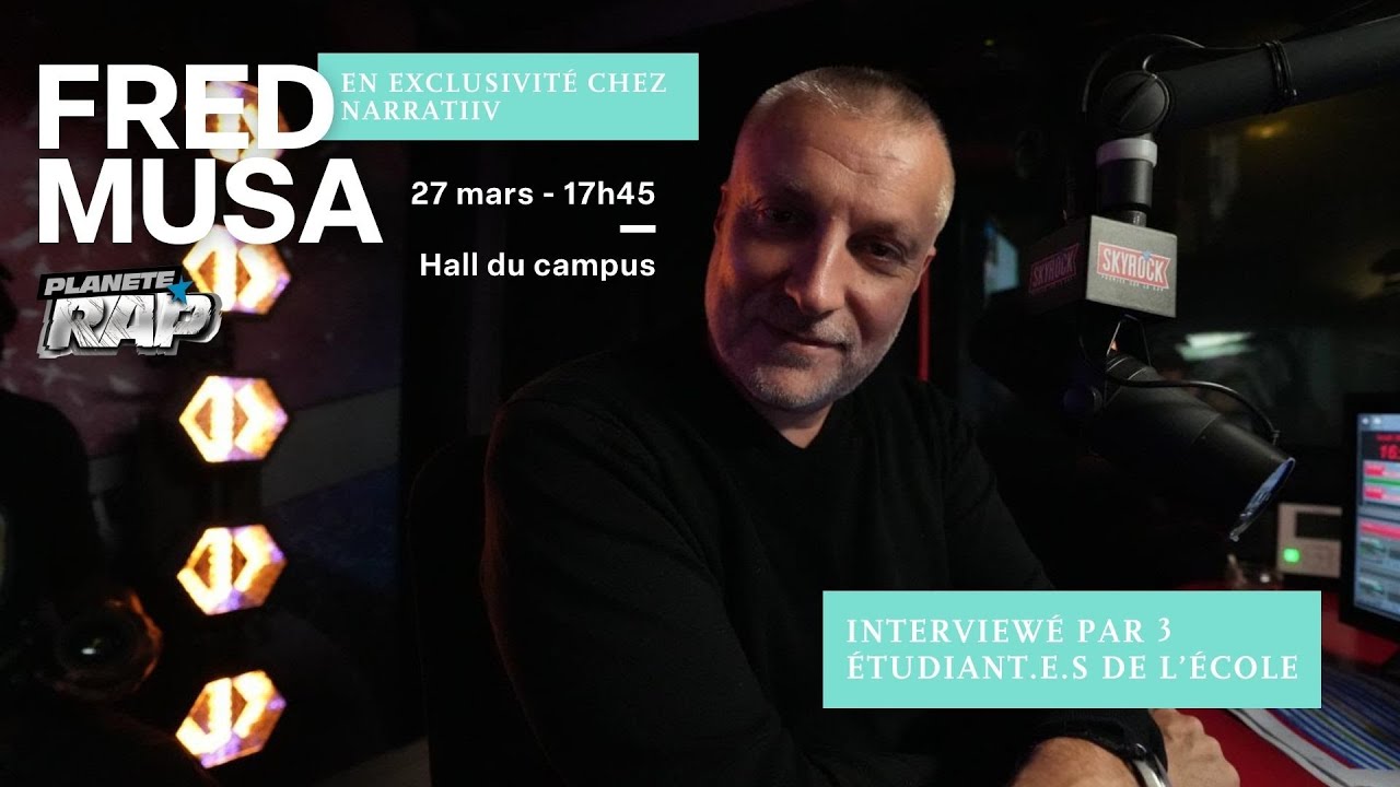 Interview exclusive de Fred Musa animateur star de Planète Rap - YouTube