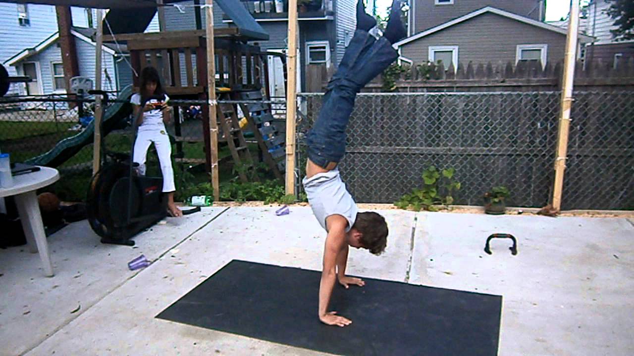 Gymnastics - Frog To A Handstand - YouTube