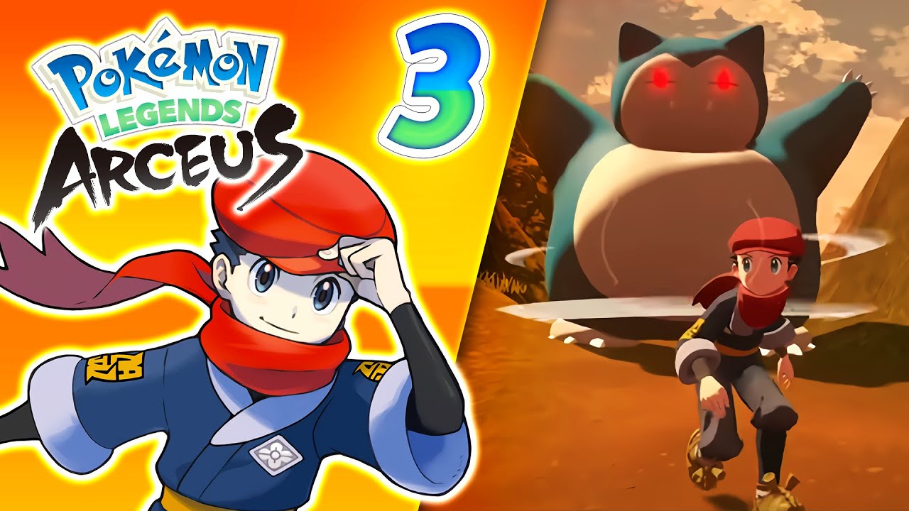 ALPHA SNORLAX WILL BE MINE! [PART 3] Pokémon Legends: Arceus LIVE ...