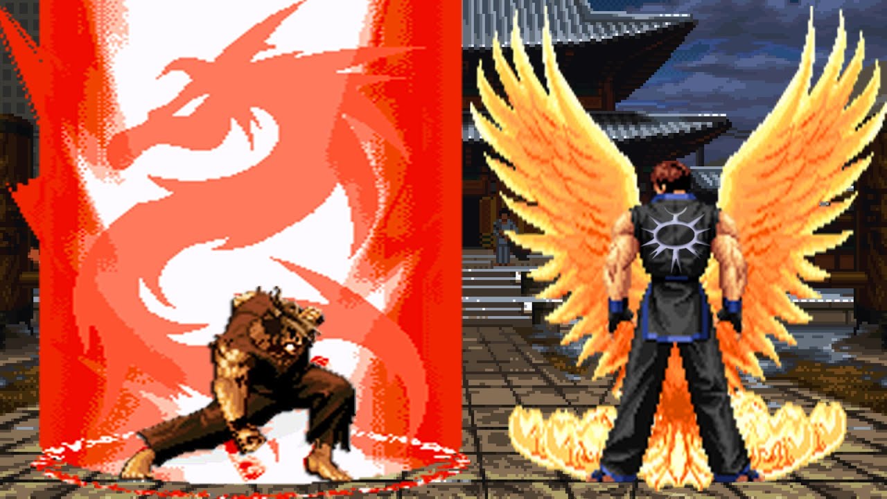 [KOF vs SF] Fury Ken Master vs Supreme Kim - YouTube