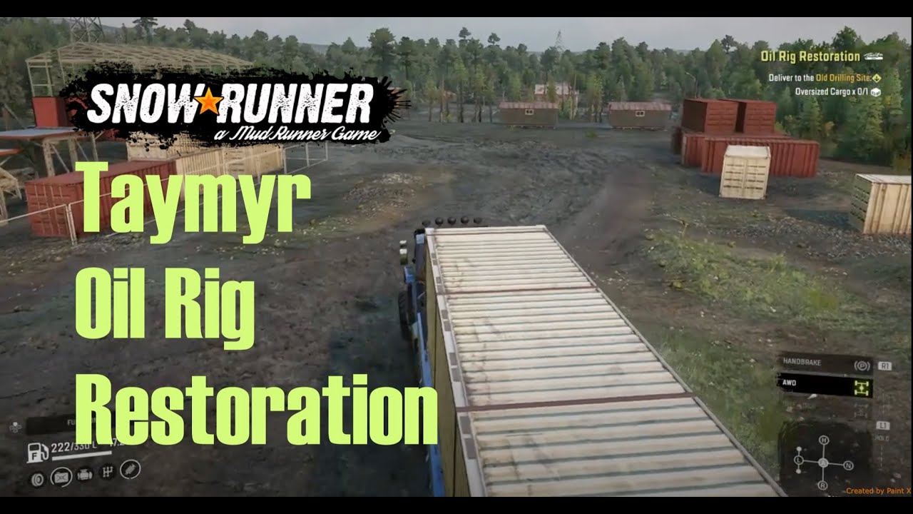 Snow Runner - Taymyr Oil Rig Restoration - Voron Grad - YouTube