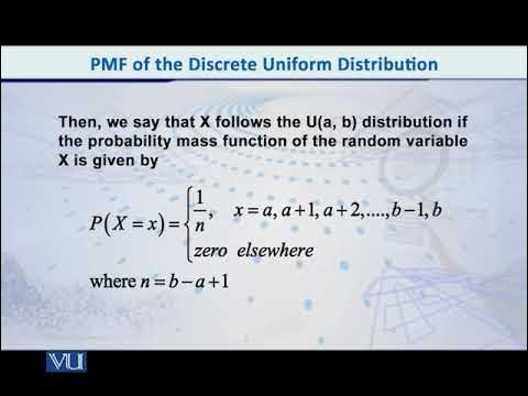 Probability Mass Function PMF | Probability Distributions | STA642 ...