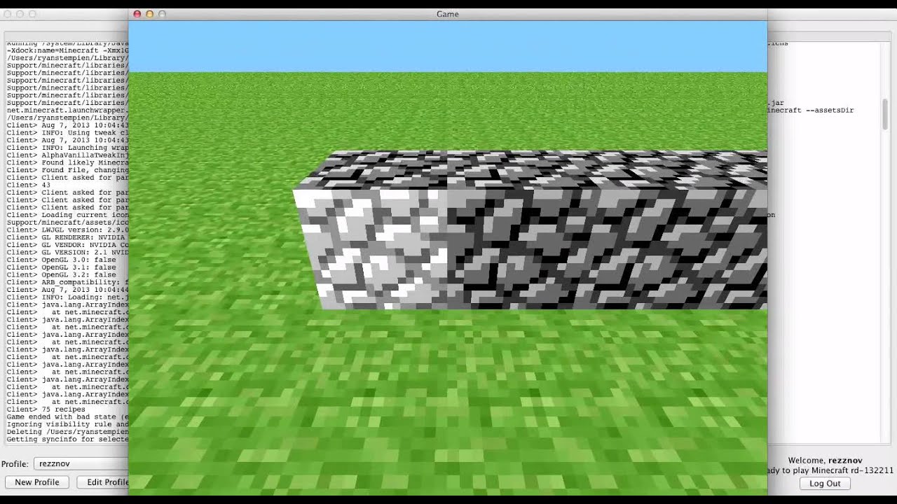 Let's Play Minecraft Version rd-132211 #1 - YouTube