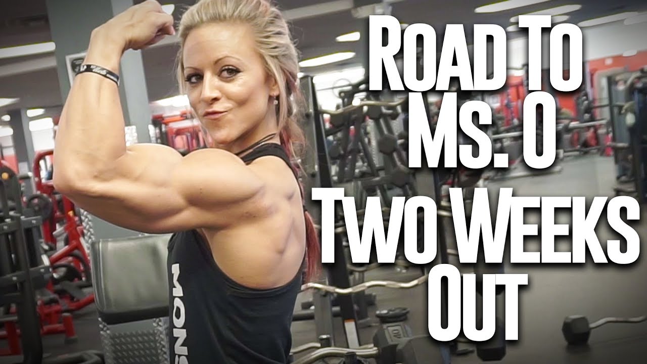Dani Reardon - Road to Ms. O - Two weeks out - Shoulders and biceps ...