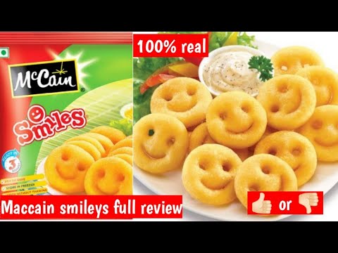 How to make McCain Smiles and Crazy fries - Potato Smiley Recipes - YouTube