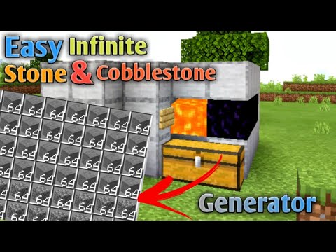 Minecraft: Easy Infinite Stone & Cobblestone Generator (Tutorial) - YouTube