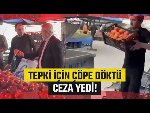 Belediye Başkanı Pazarda Denetime Çıktı İsyan Etti! \